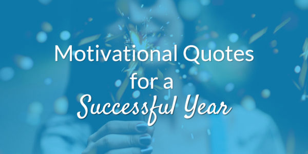 Motivational Quotes for a Successful Year - Stencil